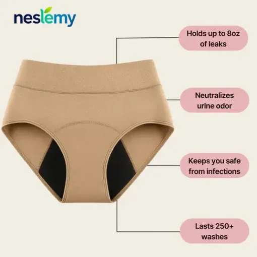 NESLEMY™ 100% Leak-Proof Underwear 4-Pack - Neslemy